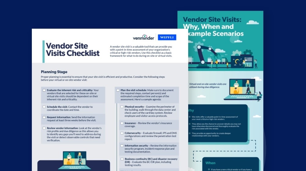 Vendor Site Visits