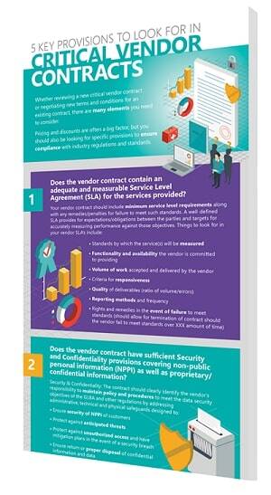 Critical Vendor Contracts: Provisions to Look For