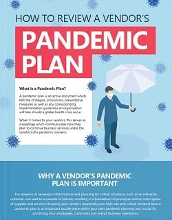 How to Review a Vendor's Pandemic Plan Infographic