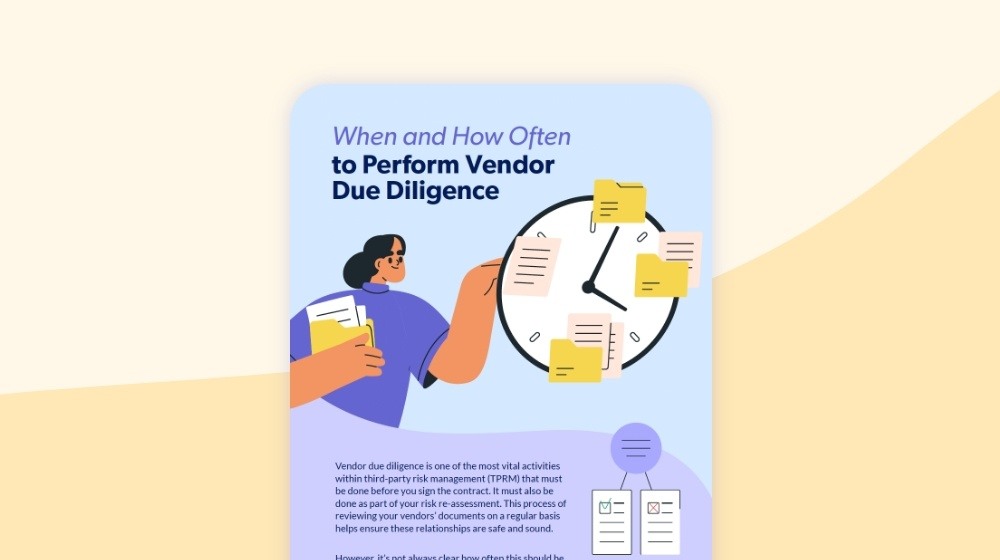 When and How Often to Perform Vendor Due Diligence