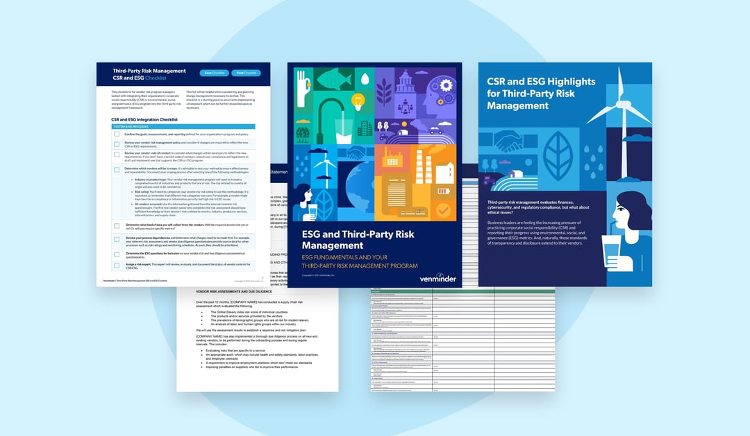 Vendor Risk Management and ESG: Should ESG Be Part of Due Diligence?