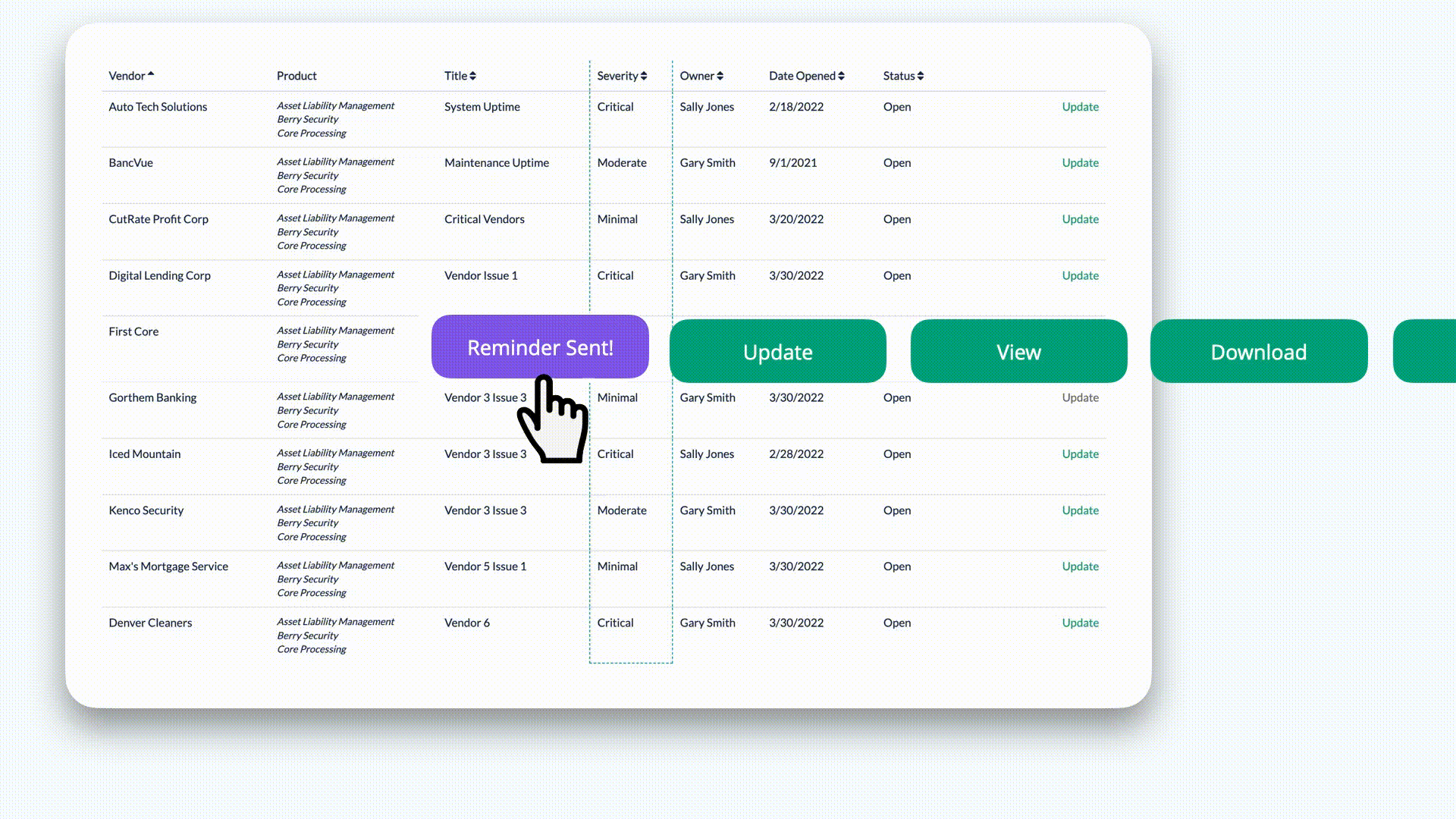 Vendor Issue Management Software