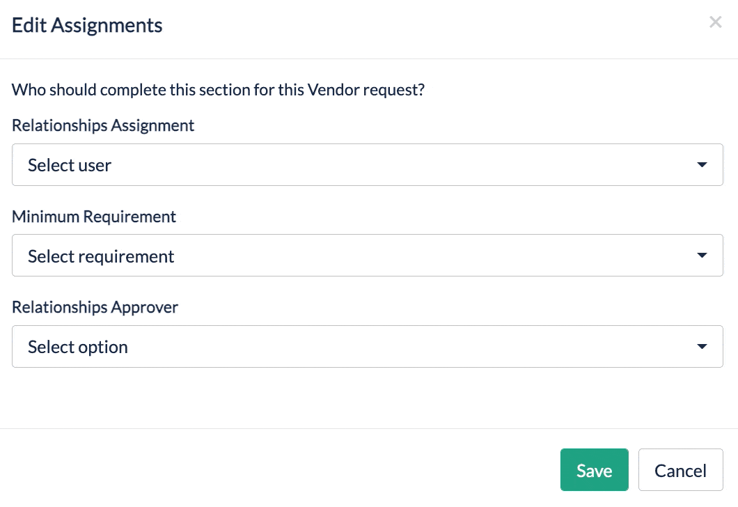 New Vendor Onboarding Workspace