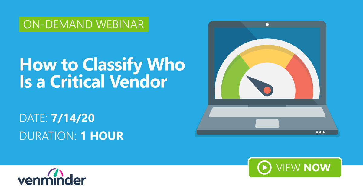 How to Classify Who Is a Critical Vendor