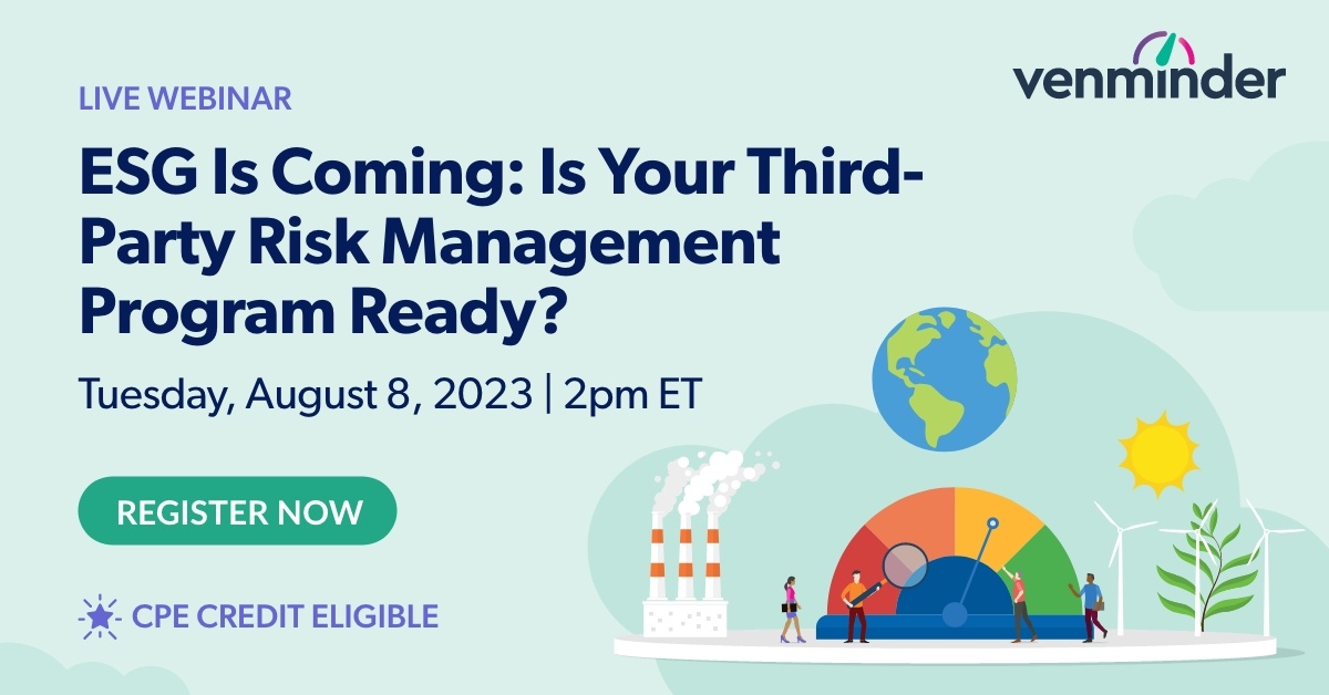 ESG Is Coming: Is Your Third-Party Risk Management Program Ready?
