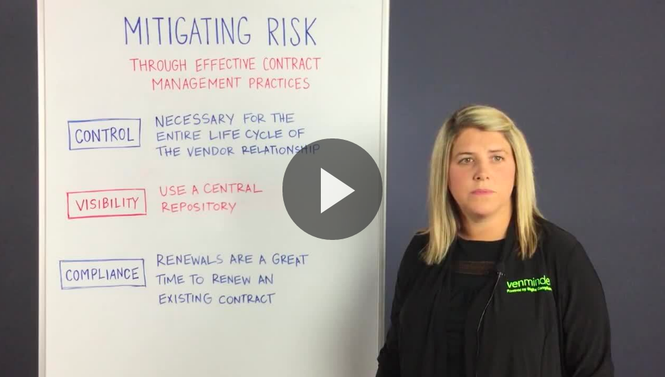 Mitigating Risk Through Vendor Contract Management