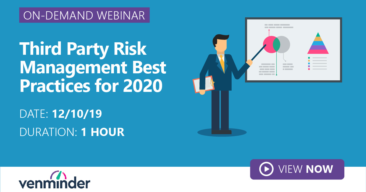 On Demand: Third-Party Risk Management Best Practices for 2020